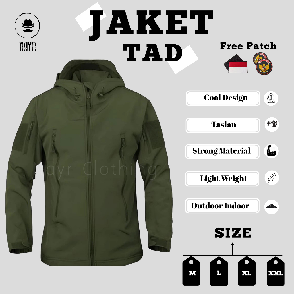 Jual JAKET TAD - Jaket Tactical - Jaket TAD Bravo - Jaket Garuda ...