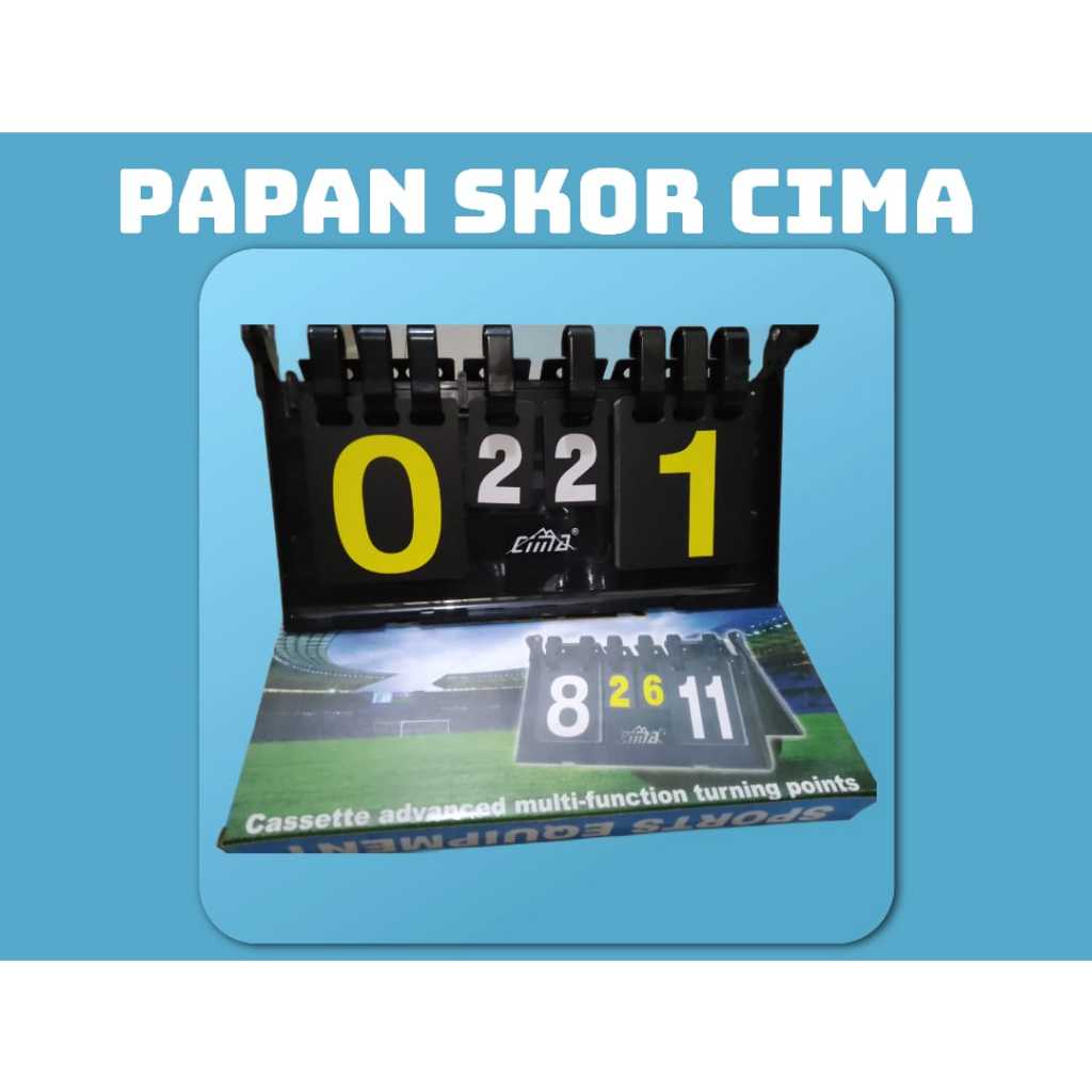 Jual Papan Skor CIMA / Papan Score Cima / Score Board Cima | Shopee ...