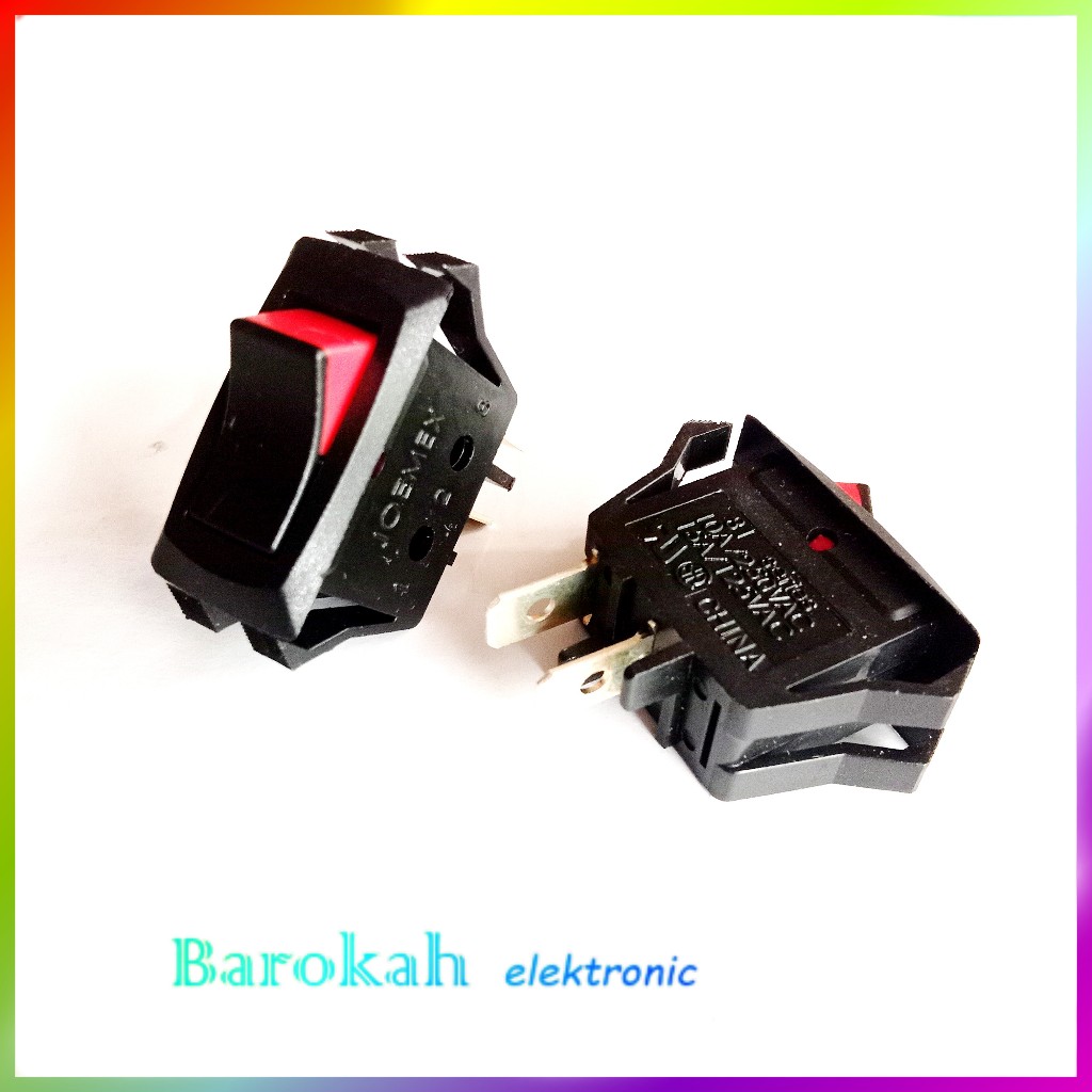 Jual Switch On Off 15x30 Tanggung 2Pin Saklar 15A 250v | Shopee Indonesia