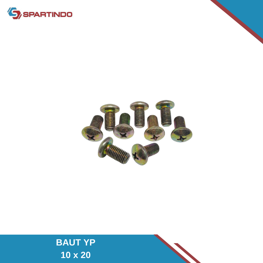 Jual Jual Baut YP 1 pcs Universal Ukuran 10 x 20 mm drat Halus Bahan ...