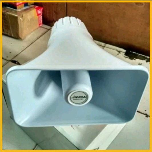 Jual toa merek Sierra 15 Watt warna putih bisa buat modul sirine power ...