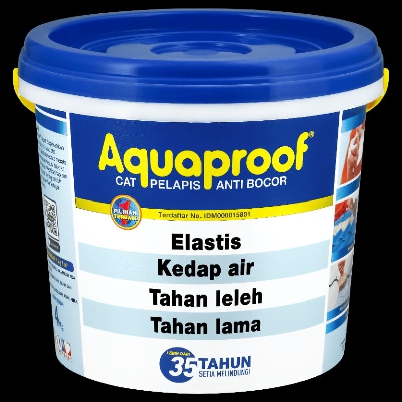 Jual AQUAPROOF 4kg warna abu | Shopee Indonesia