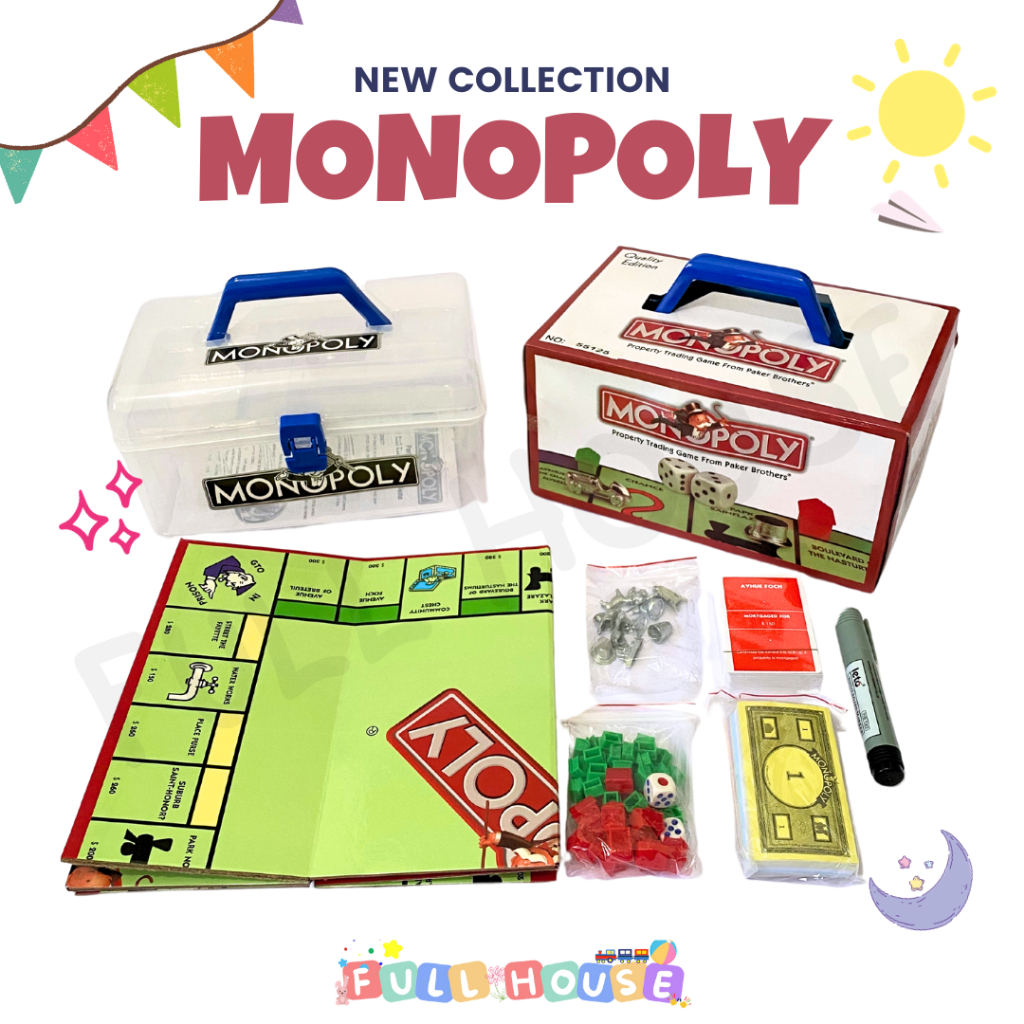 Jual Mainan Seru Anak Monopoly Board Game | Shopee Indonesia