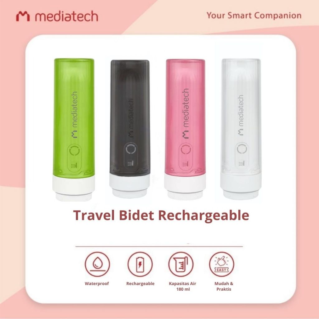 Jual Mediatech Rechargeable Handy Care Bidet / Jet Shower Portable For ...