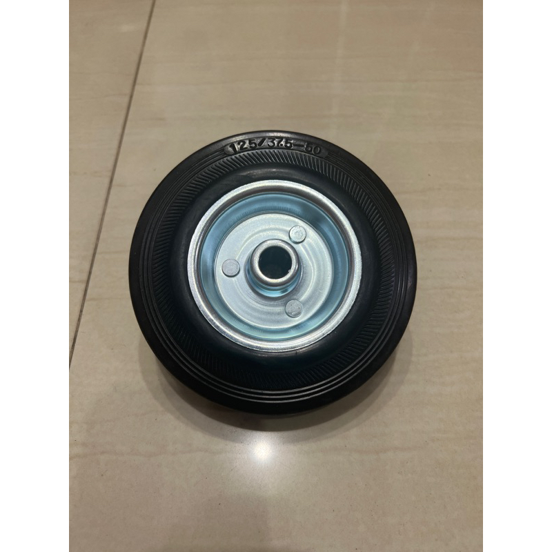 Jual RODA ONLY 5” / Roda Karet Troly Troli 5” / Roda Karet Saja 5” inch ...