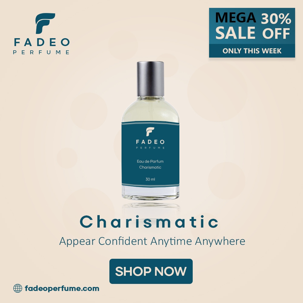 Jual Fadeo Perfume Original EDP Unisex - Charismatic 30ml | Shopee ...
