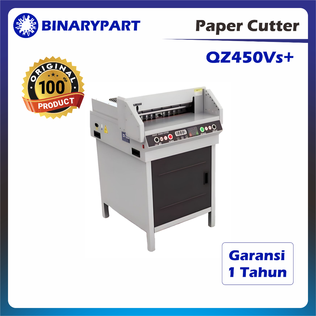 Jual Mesin Paper Cutter Otomatis QZ450VS+ | Shopee Indonesia