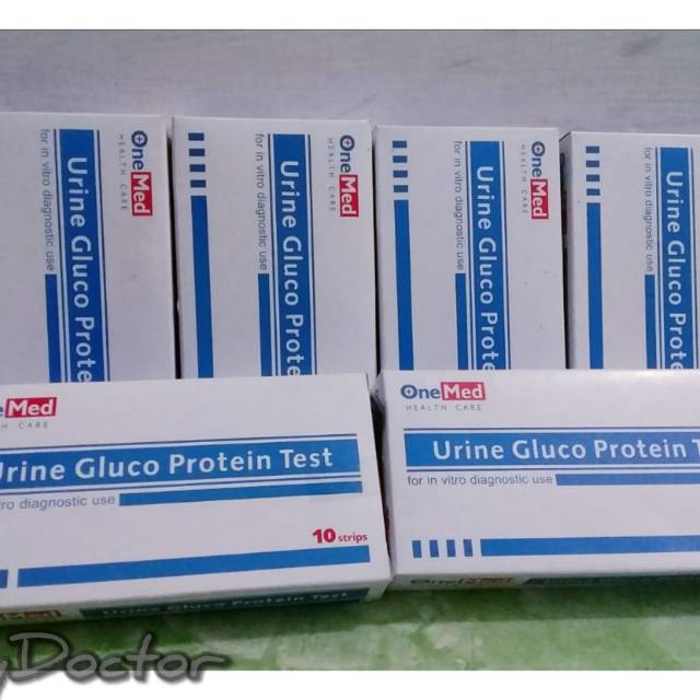 Jual Urine Gluco Protein Test Onemed / Alat Tes Gula Protein Urin ...