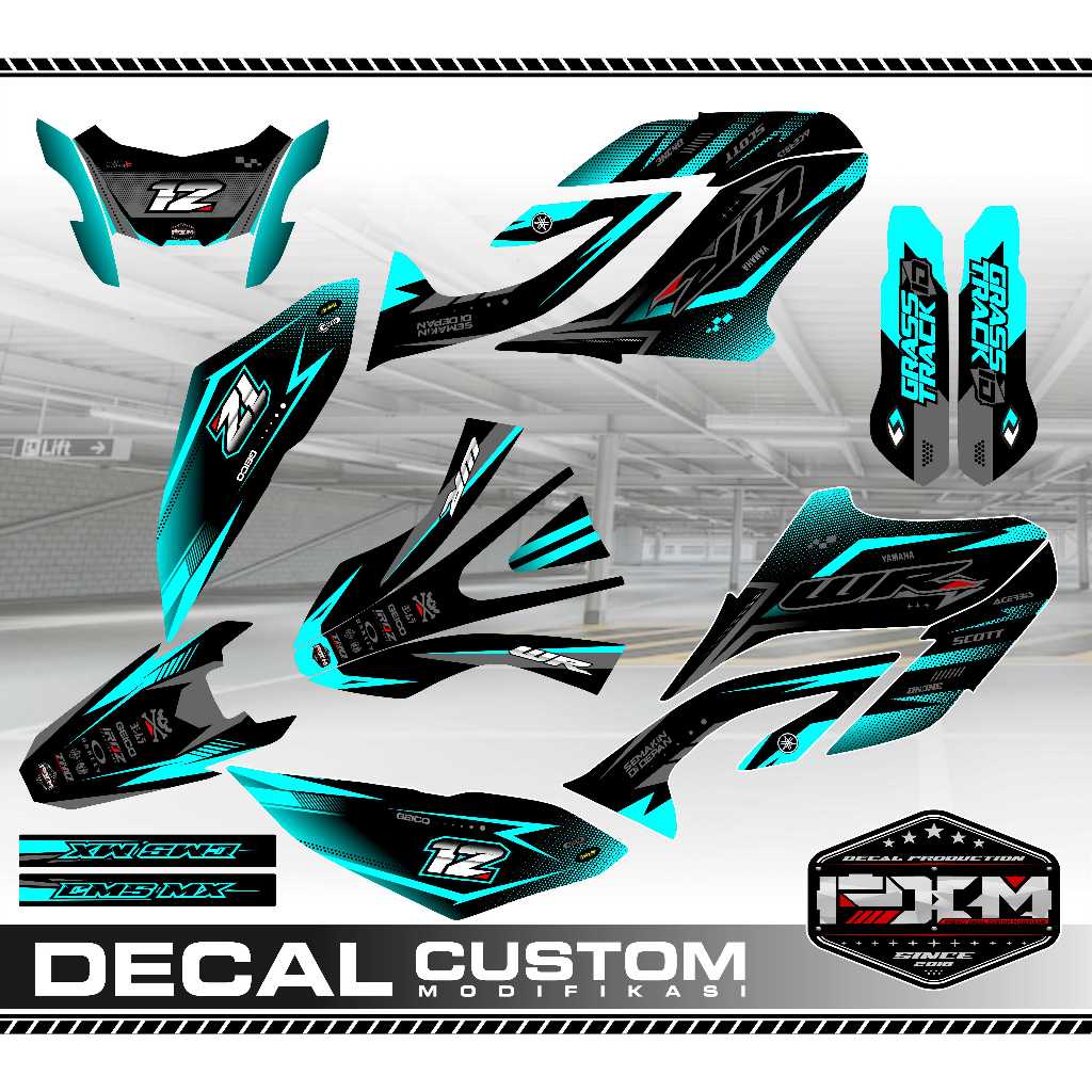 Jual Decal Dekal WR 155 Tosca Merah dan Biru Keren Sticker Fullbody ...