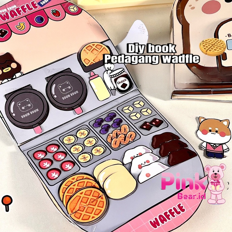 Jual Buku Diy Queit Book Waffle Toys Mainan Edukasi Menempel Dan ...