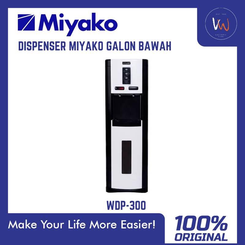 Jual Dispenser Galon Bawah Miyako WDP-300 / Dispenser Praktis ...