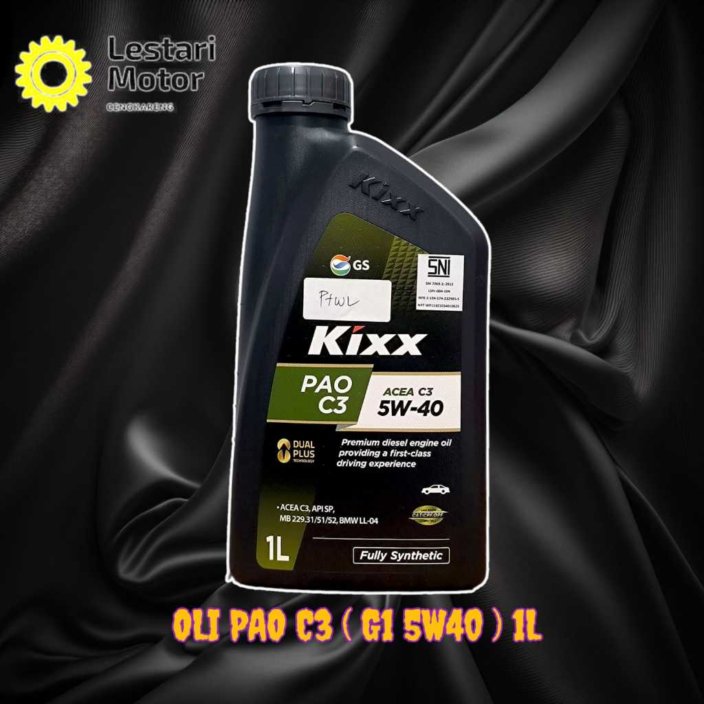 Jual OLI KIXX PAO C3 5W40 DUAL PLUS OLI DIESEL PREMIUM BMW DLL 100% ...