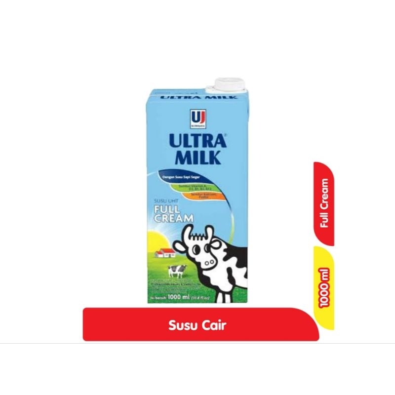 Jual ULTRA MILK SUSU UHT 750/1000ML | Shopee Indonesia