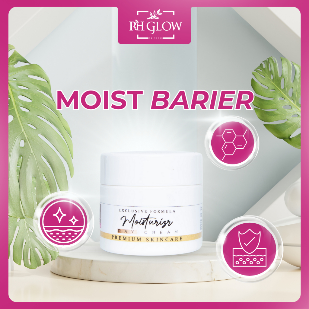 Jual RH GLOW MOIST CREAM BARRIER pelembab wajah mampu memperbaikin skin ...