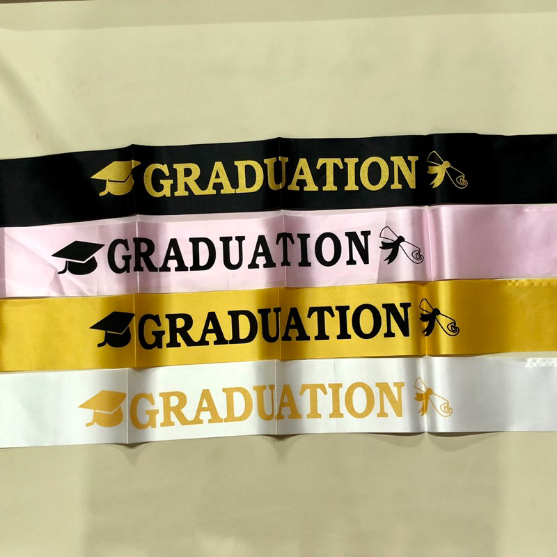 Jual selempang graduation wisuda lulus sekolah kuliah selempang wisuda ...
