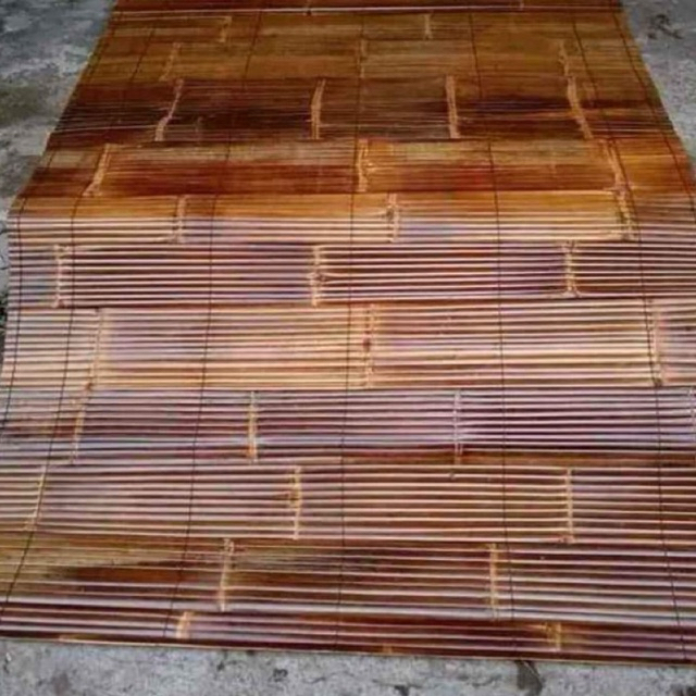 Jual Tirai Bambu Gulung Lebar 1 Meter x Tinggi 2 Meter Full Vernis ...