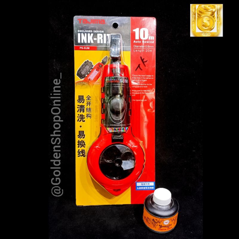 Jual Sipatan Tukang Tajima - Ink Rite 10m Tajima (PS-SUM) Free Tinta ...