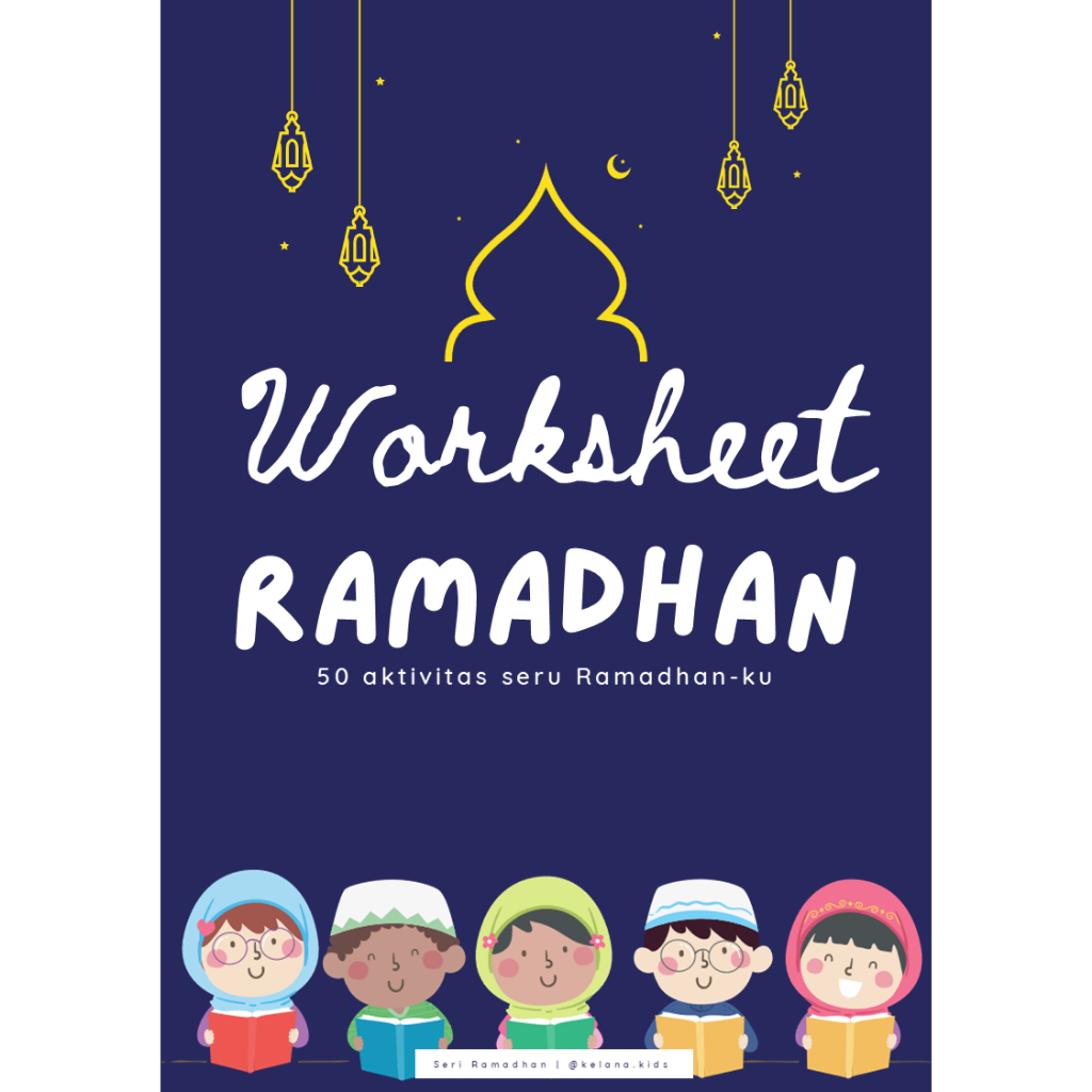 Jual Worksheet Anak Muslim usia 2 sampai 7 tahun Belajar Ramadhan Idul ...