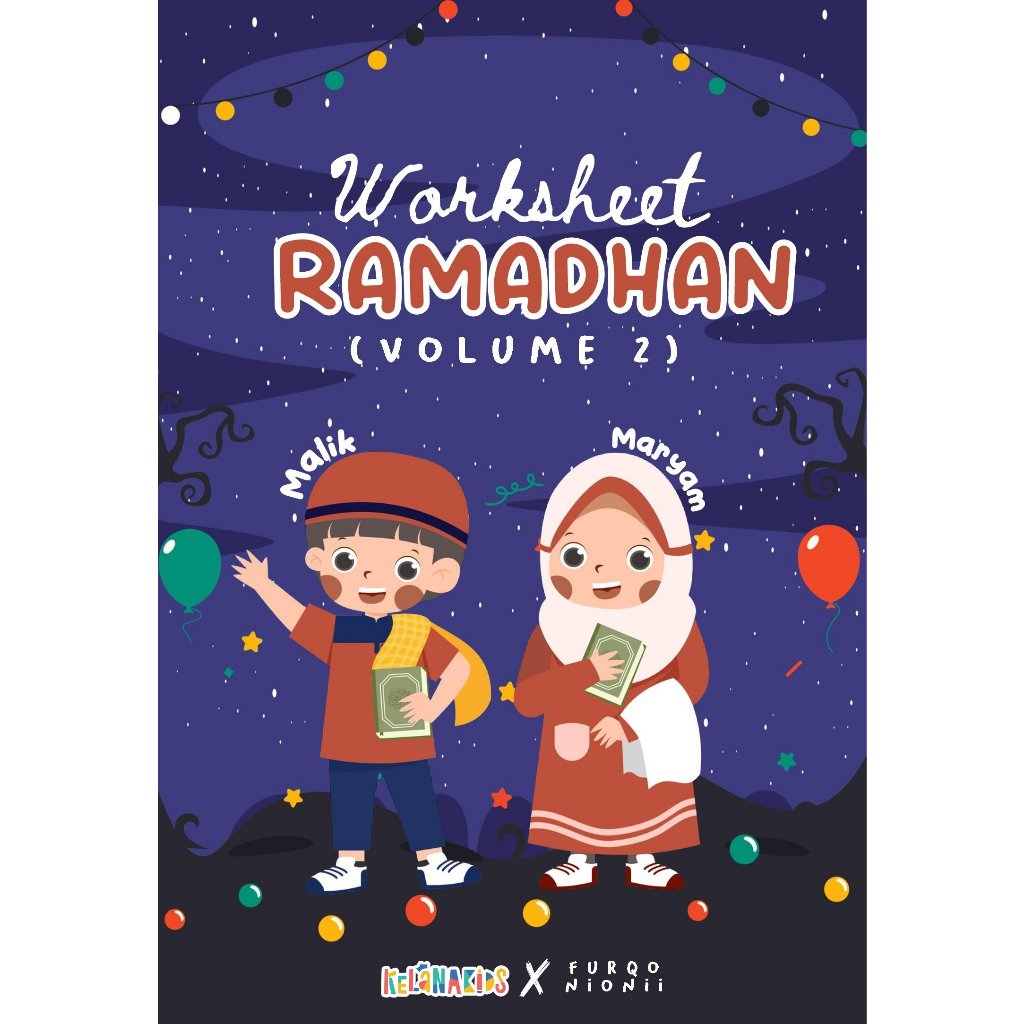 Jual Worksheet Anak Muslim usia 2 sampai 7 tahun Belajar Ramadhan Idul ...