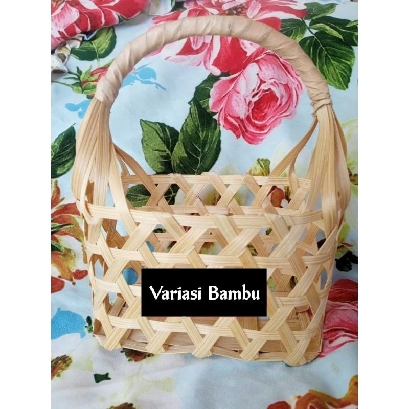 Jual keranjang anyaman bambu keranjang dodol buah | Shopee Indonesia