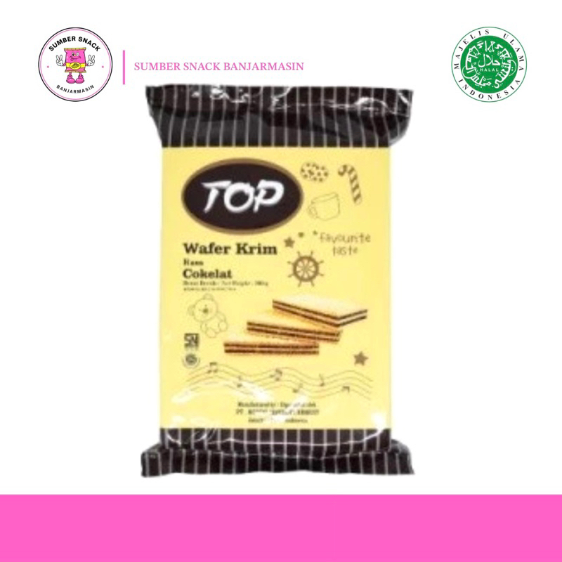 Jual Top Wafer Krim Rasa Cokelat (300g) | Shopee Indonesia