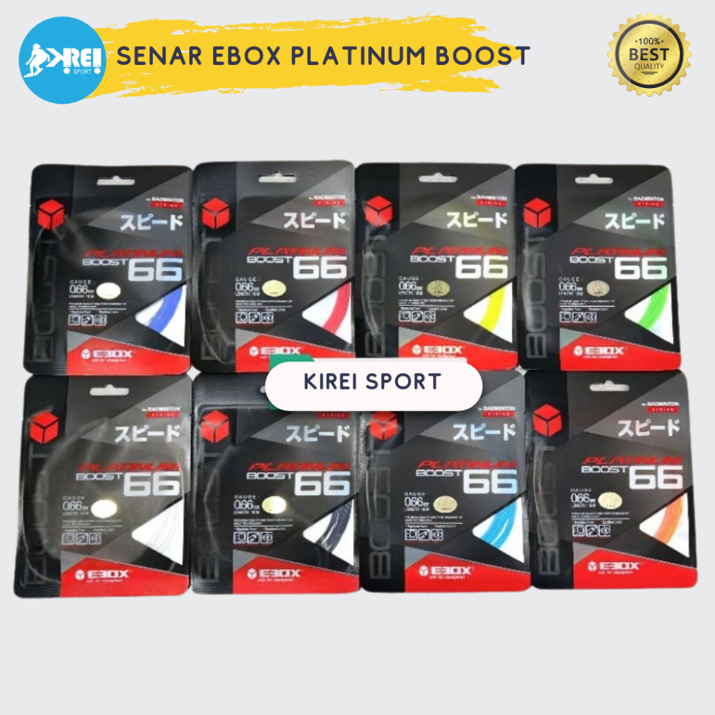 Jual Senar raket/Senar Badminton Ebox Platinum Boost/Ultimum Pro ...