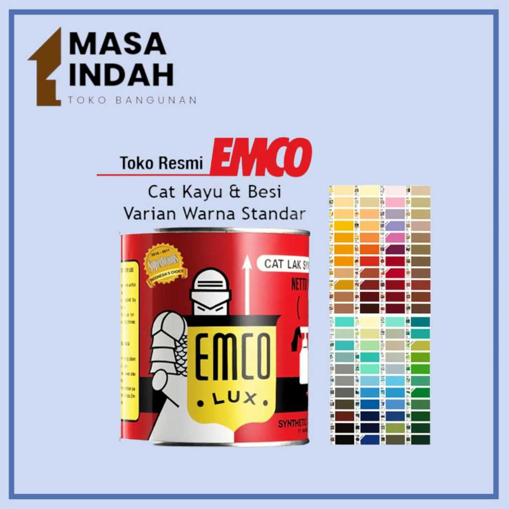 Jual EMCO LUX Cat Kayu dan Besi 1 kg Standart | Shopee Indonesia