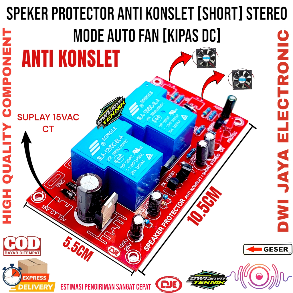 Jual Speaker protector stereo Anti konslet Anti short Protector Mode ...