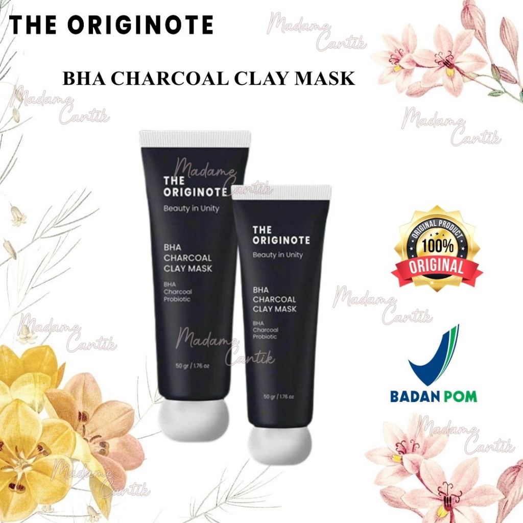 Jual MADAME THE ORIGINOTE BHA CHARCOAL CLAY MASK MUD MASK EKSFOLIASI ...