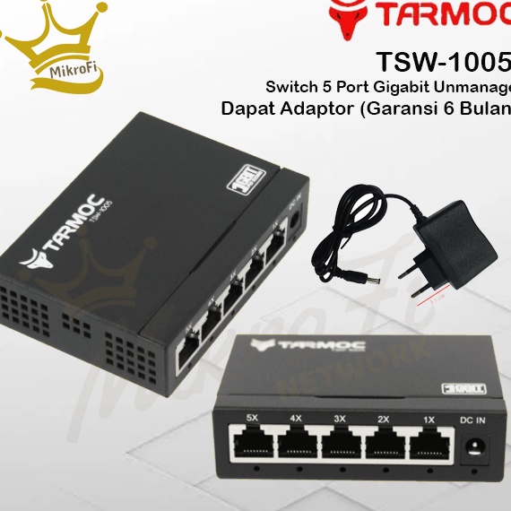 Jual ART D33H Tarmoc TSW15 Gigabit Switch Unmanage 5 port Metal Case | Shopee Indonesia