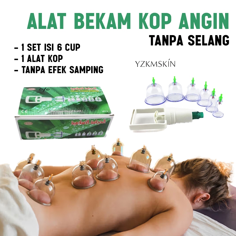 Jual YZKMSKIN - Kop Angin / Alat Bekam Untuk Mengobati Masuk Angin Dan Kesehatan Badan Isi 6 Cup ...