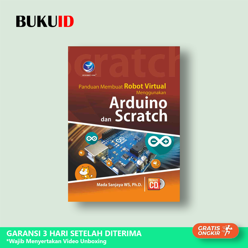 Jual Buku Panduan Membuat Robot Virtual Menggunakan Arduino Dan Scratch + cd - Original | Shopee ...