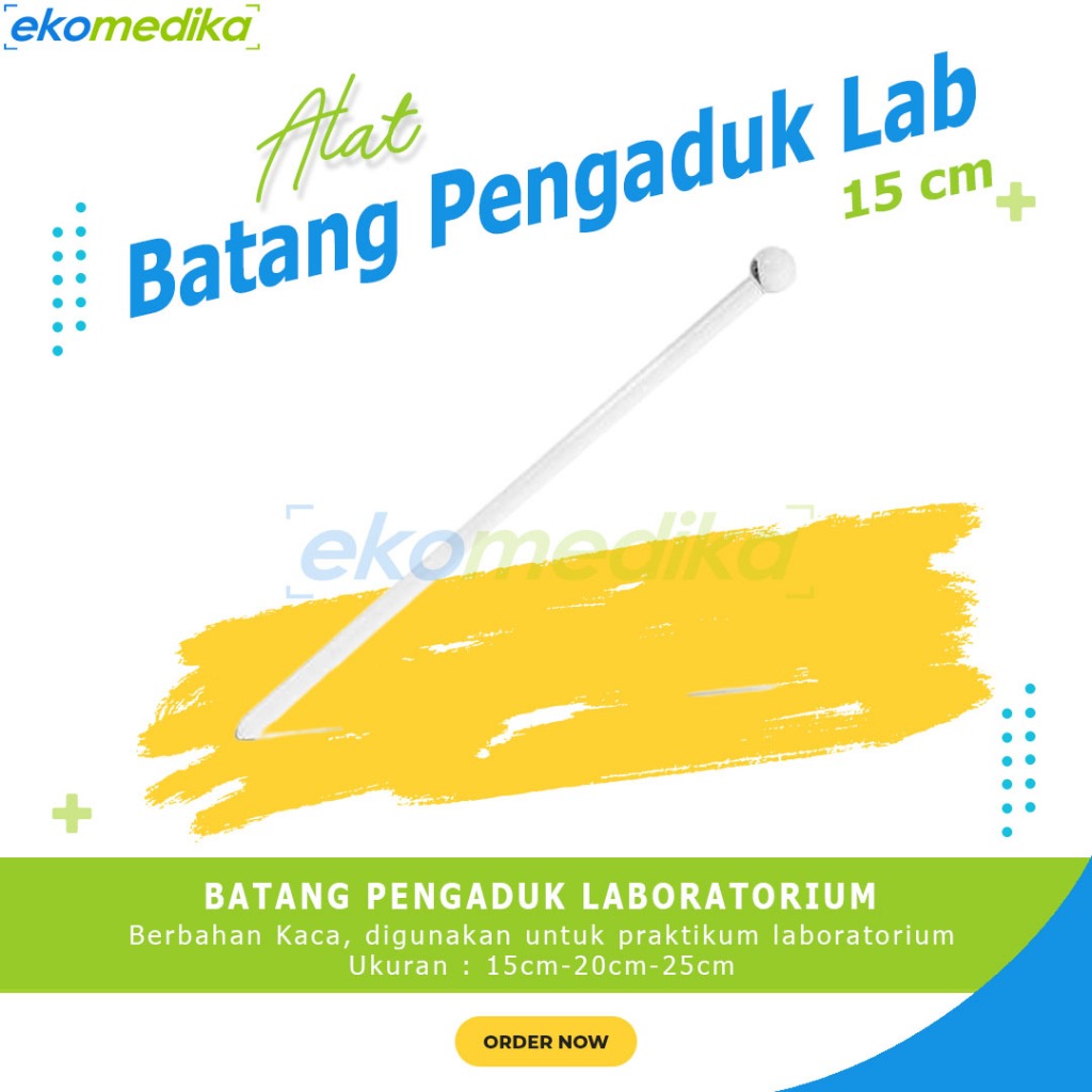Jual Batang Pengaduk Glass 15cm / 20cm / 25cm - Batang Pengaduk Kaca ...