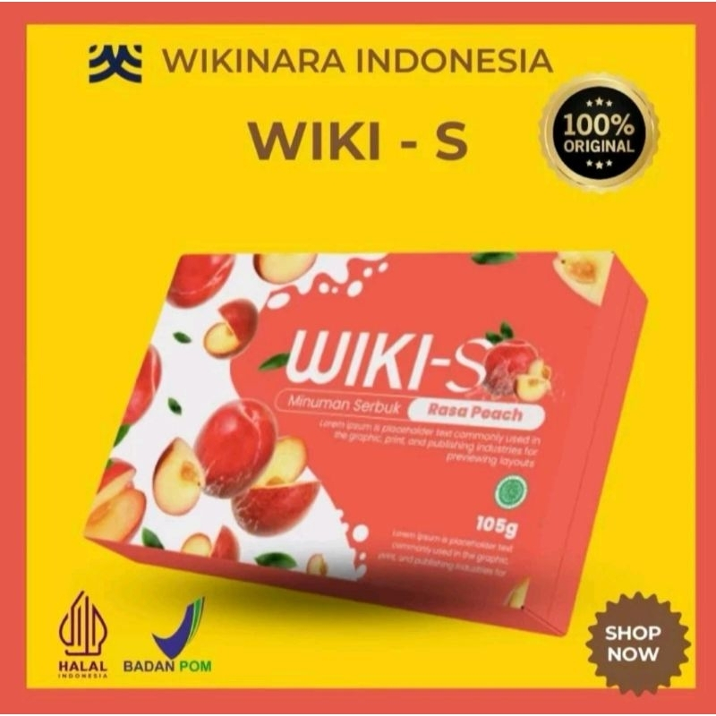 Jual Minuman fiber drink Wiki - S by dr. oky minuman serbuk rasa peach ...