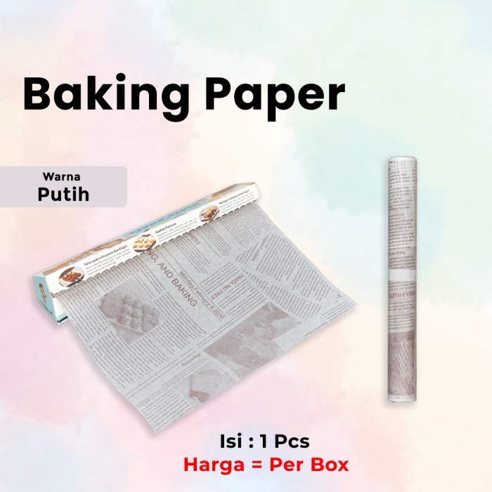 Jual BAKING PAPER MOTIF KORAN 30CM x 5 M | Shopee Indonesia