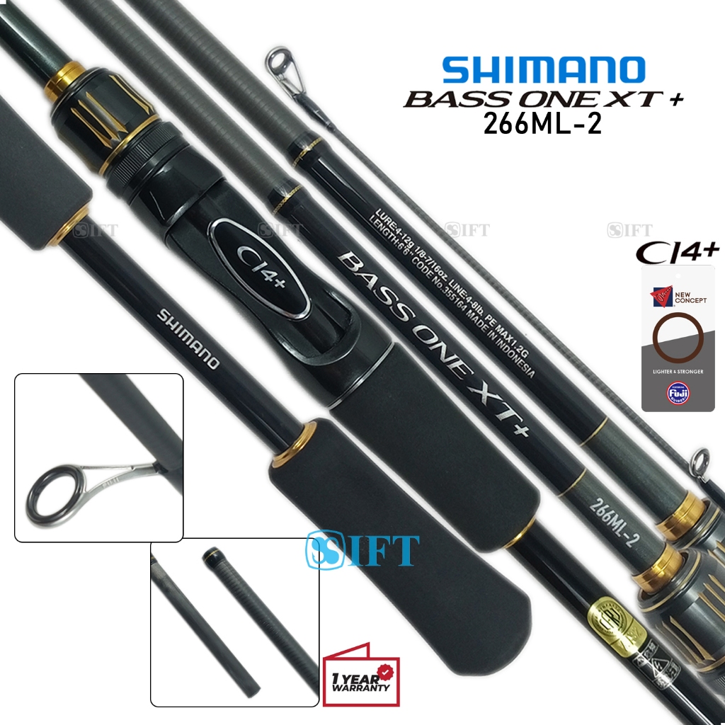 Jual Joran SHIMANO BASS ONE XT+ | Fuji Guides CI4+ | Barramundi Hampala | Spinning BassOne [2023 ...