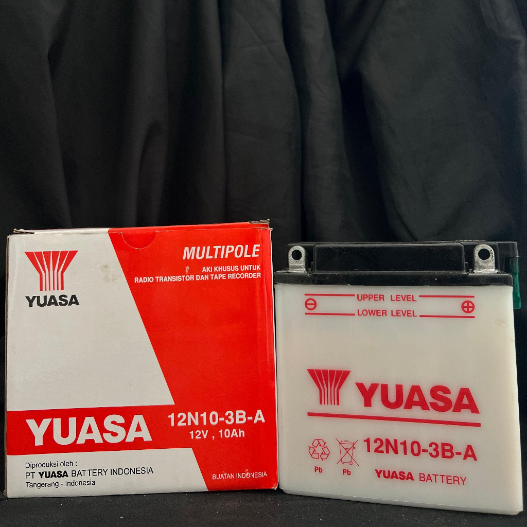 Jual AKI KONTAK / ACCU / BASAH YUASA 12N10-3B-A | Shopee Indonesia