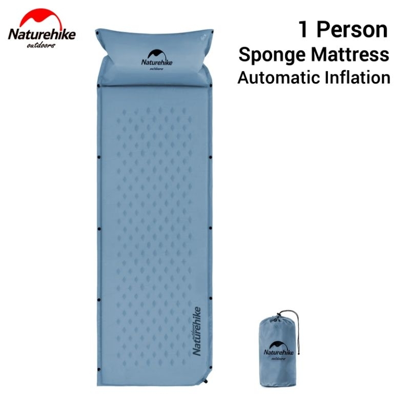 Jual MATRAS SPON NATUREHIKE NH15Q002-D AUTOMATIC SELF INFLATABLE SPONGE ...