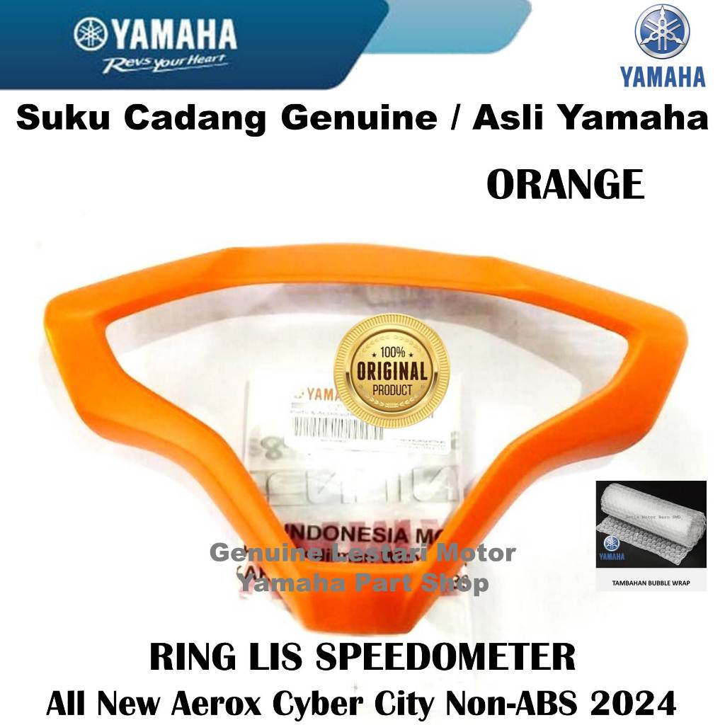 Jual Ring Lis Spido Speedometer Orange All New Aerox Connected Non ABS ...