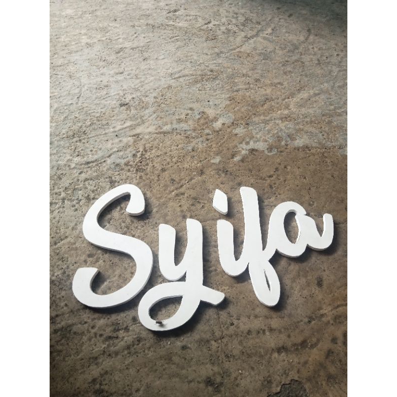 Jual Huruf Timbul Unik PVC tebal 5mm // custom | Shopee Indonesia