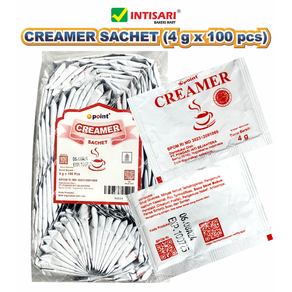 Jual [ISI 100 PCS] CREAMER SACHET 4 G | Shopee Indonesia