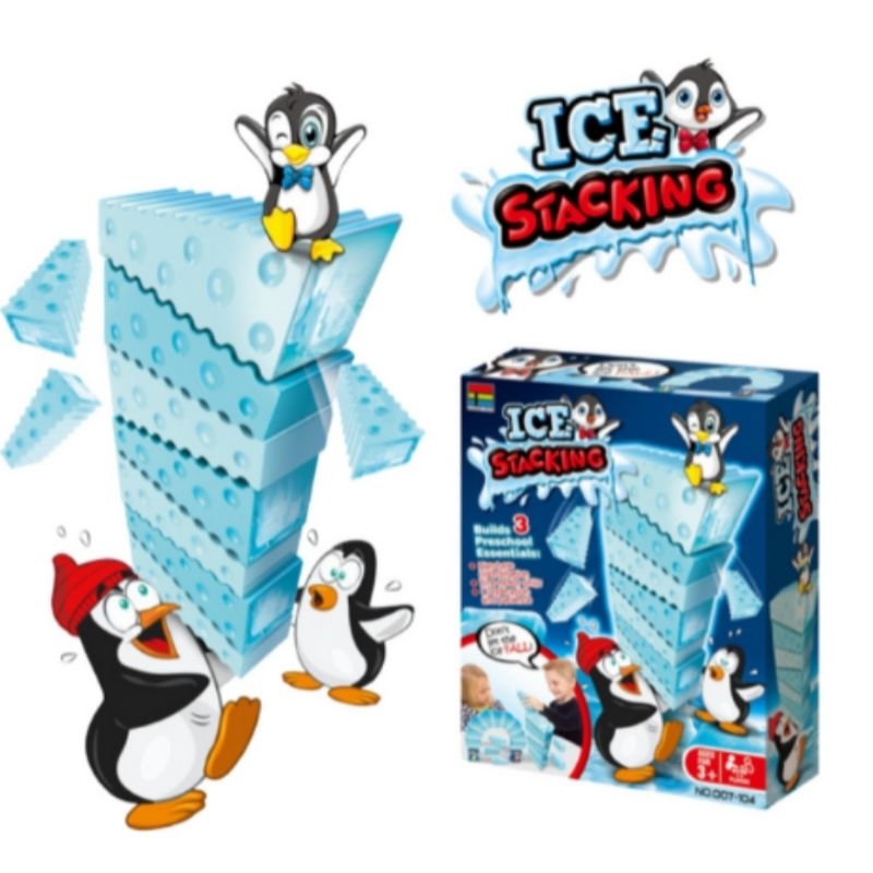 Jual ICE STACKING PENGUIN Mainan Menyusun Balok Es Penguin Trap 2 ...