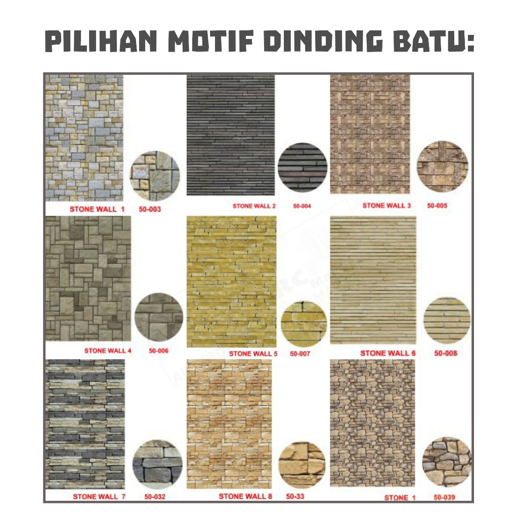 Jual KERTAS MOTIF MINIATUR DINDING, LANTAI, ATAP, PAVING, BATU BATA ...