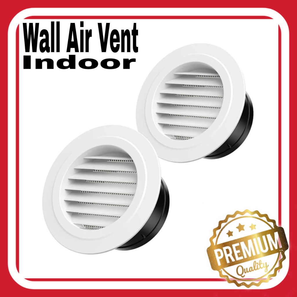 Jual Wall Air Vent Plastic 3/4/5/6/8 Inch Grille Cover Fleksibel ...