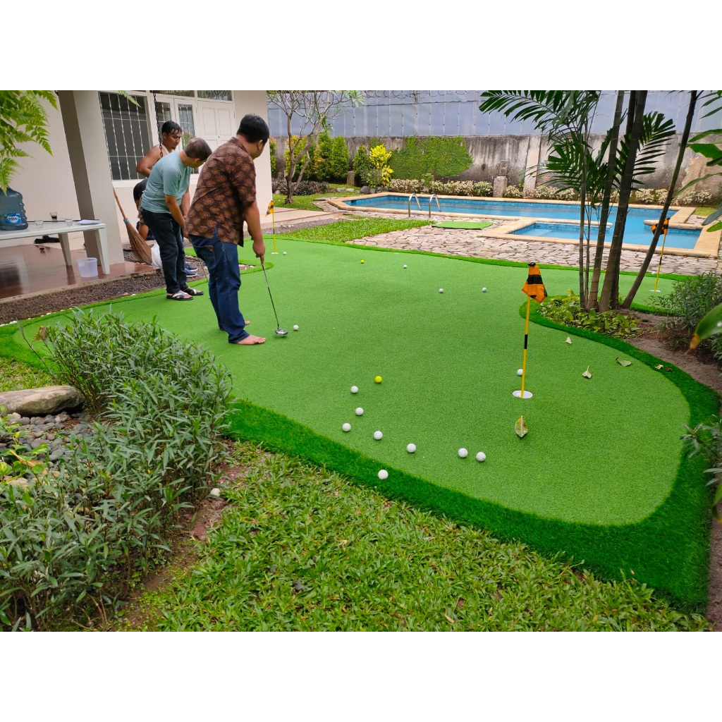 Jual RUMPUT PUTTING GREEN - RUMPUT GOLF PREMIUM TEBAL 1,5 CM PLUS ...