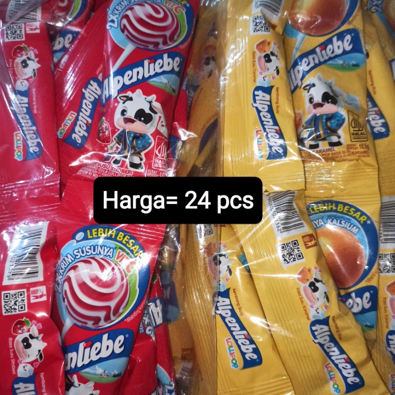 Jual Permen ALPENLIEBE lollipop 24 pcs @ 10.5 gram | Shopee Indonesia