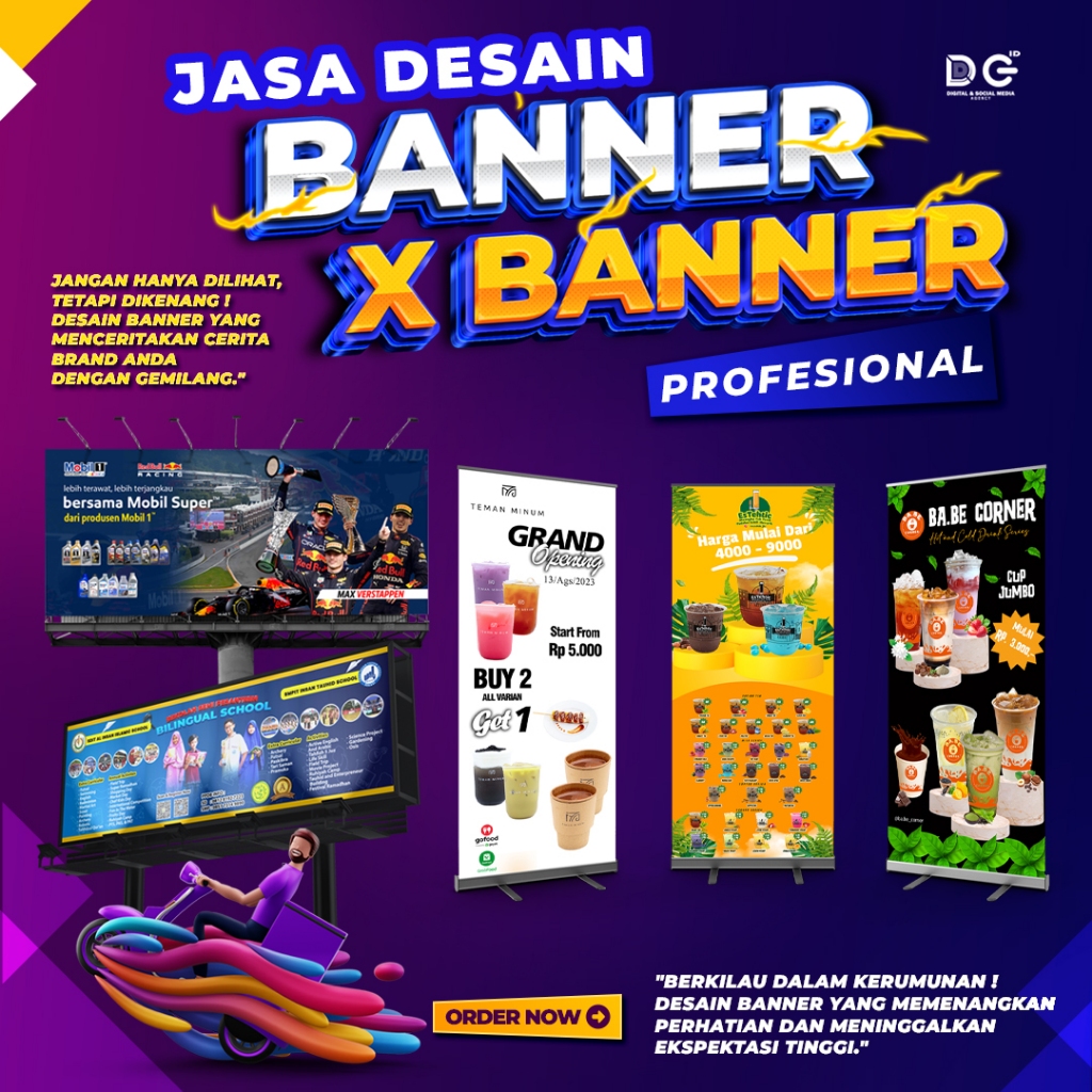 Jual Jasa Desain Banner, Spanduk & X-Banner Kreatif: Solusi Promosi ...