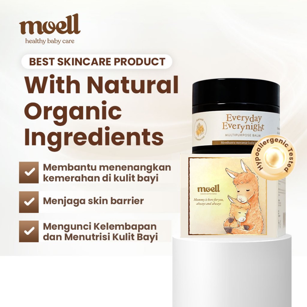 Jual Moell Paket Special Bundling 5 in 1 - SLS Free - Natural Organic ...