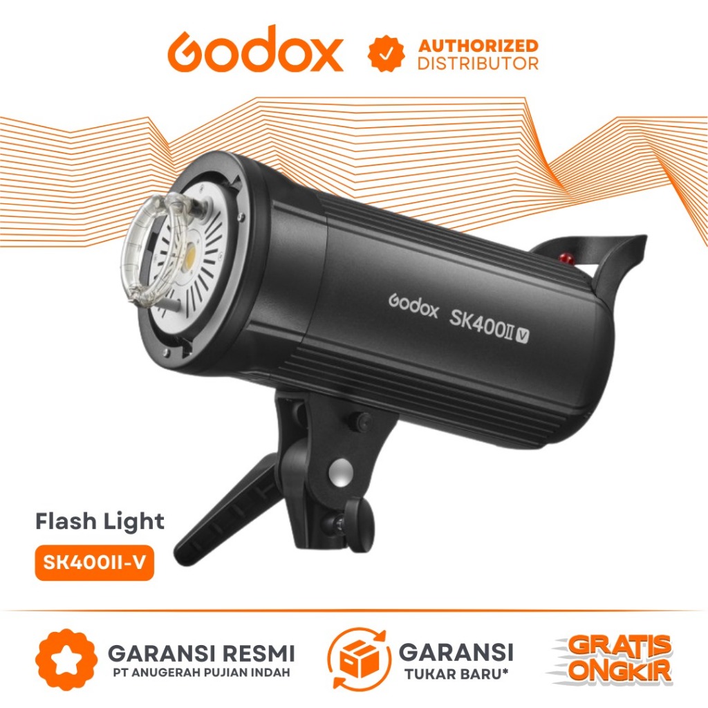 Jual Paket SK + AD-R6 + CS65 + LS280 - Godox SK-400II V Studio Flash Modeling Lamp + Reflector ...