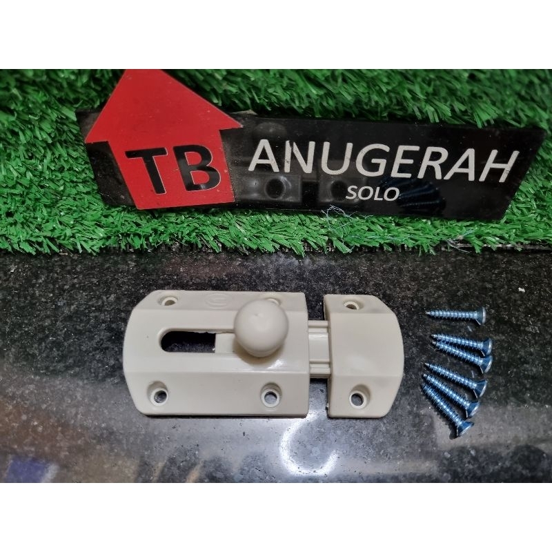 Jual Grendel PVC Kamar Mandi • Kunci Pintu PVC Kamar Mandi | Shopee ...